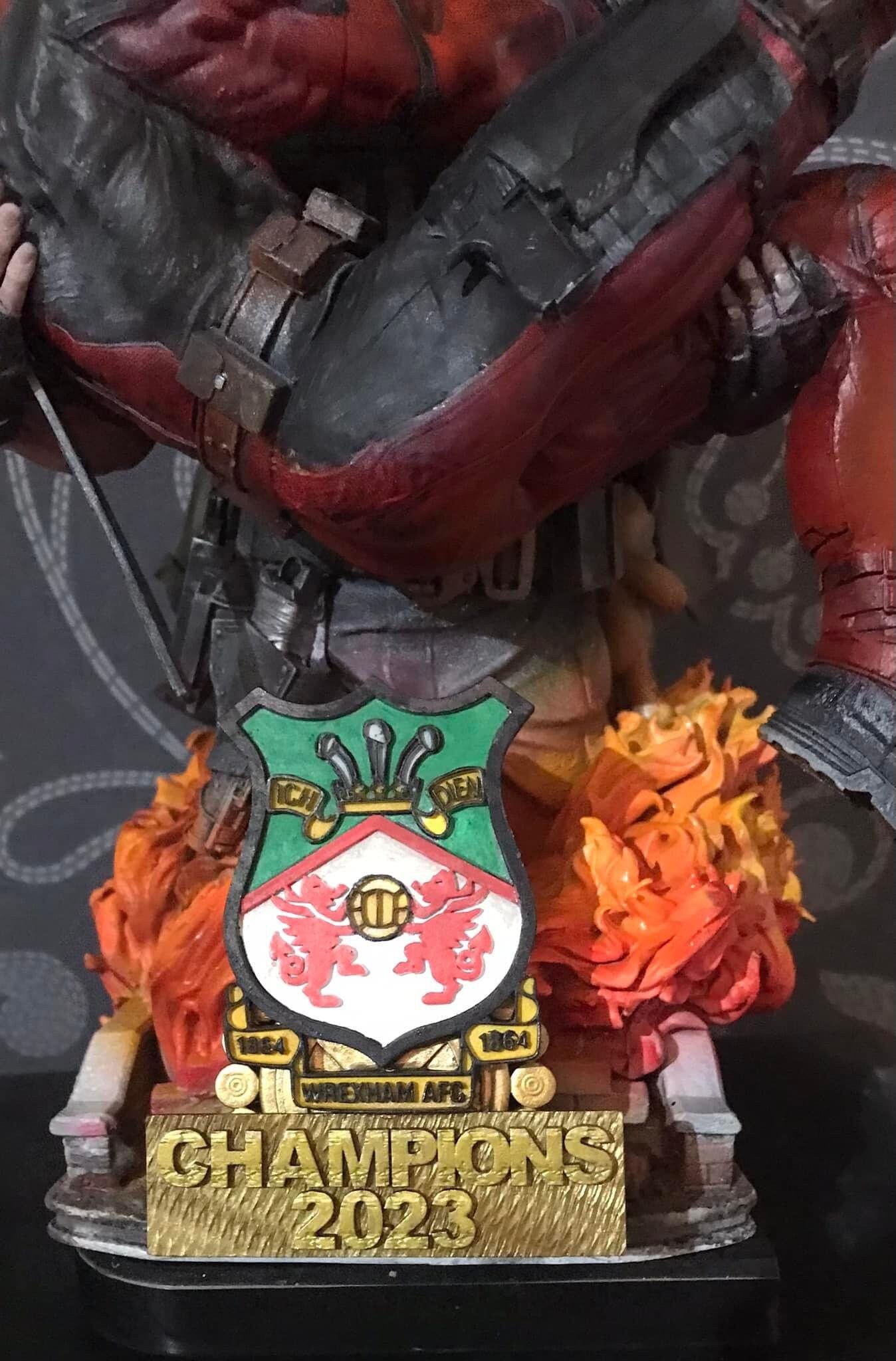 Deadpool/wrexham AFC Fan Art - Etsy