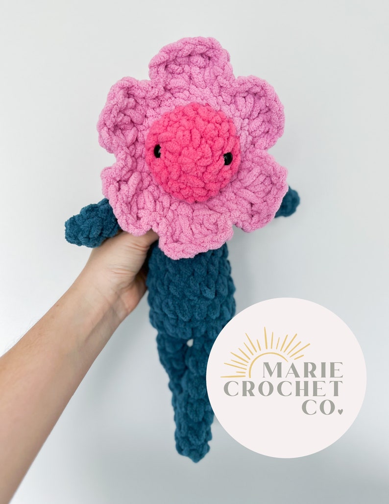 Flower Friend Crochet Pattern, Hibiscus Amigurumi Plush Lovey, Pattern ...