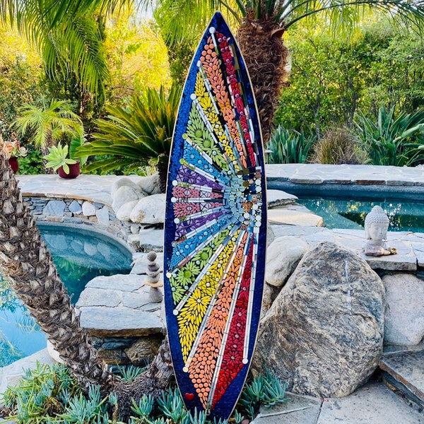 Mosaic Surfboard - Etsy