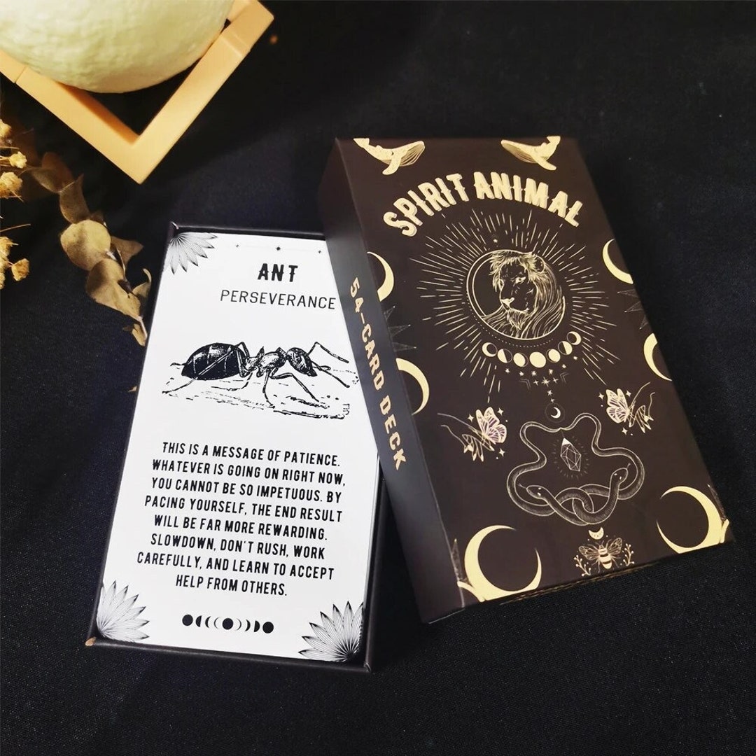 Spirit Animal Oracle Cards 12070CM Tarot and Guidebook 2022 - Etsy