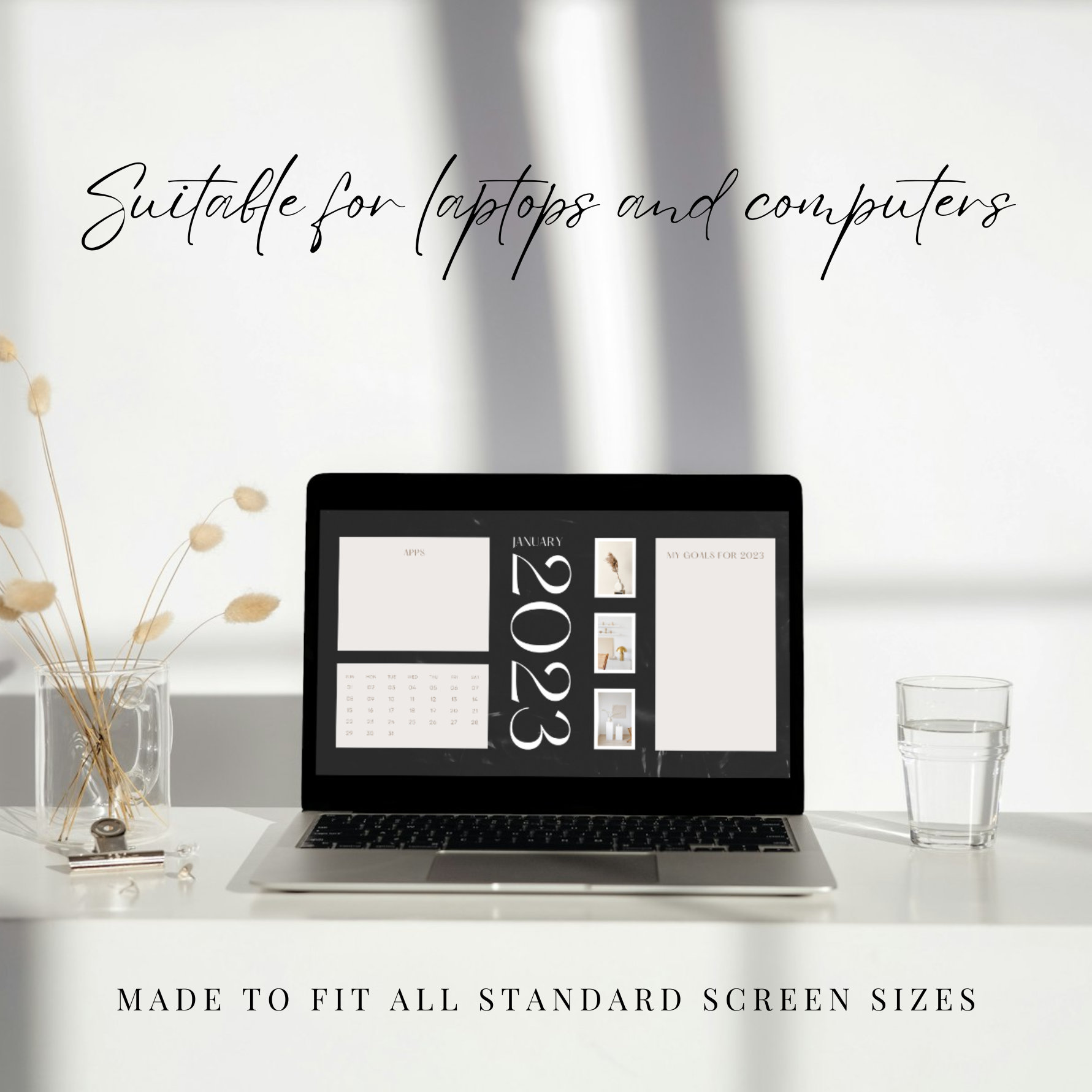 Luxury Desktop Organiser | Black and White Desktop Organiser | Desktop ...