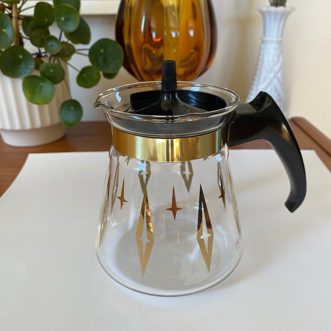 Vintage Cory Glass C2L Atomic Glass Pitcher/coffee Carafe Mid - Etsy