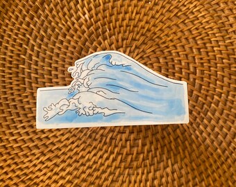 Wave Sticker - Etsy
