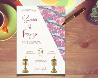 Nepali Bartaman / Upanayan Invitation Card - Etsy