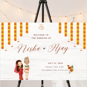 Welcome Sign Poster | Nepali, Hindu, South Asian | Digital Download - Etsy