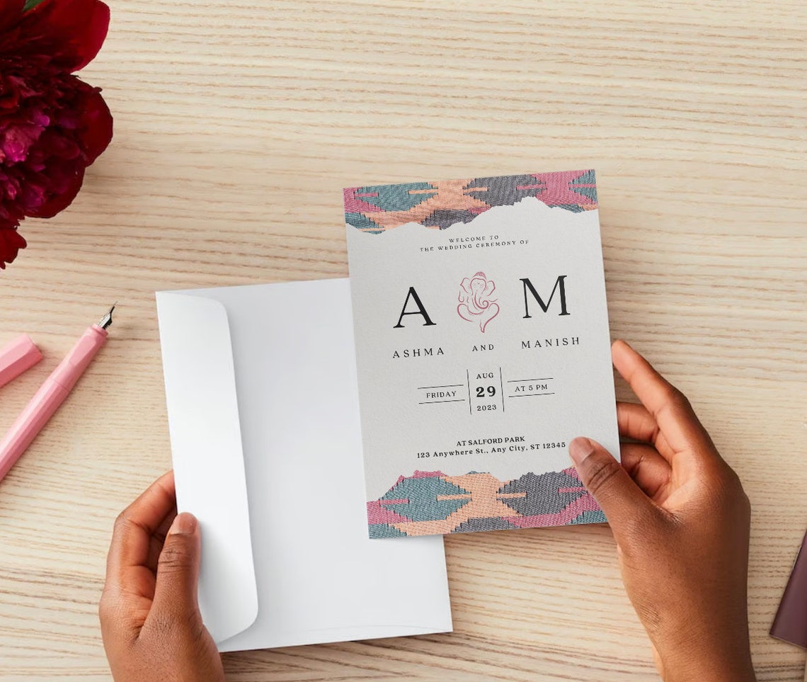 Nepali Wedding Invite | Dhaka, Traditional Nepali Invitation Card ...
