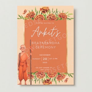 Nepali Bratabandha Invitation Card - Etsy