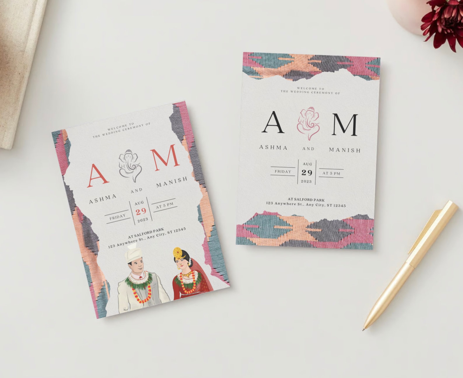 Rai Wedding Invite| Nepali Wedding Invitation Card | Digital Download ...