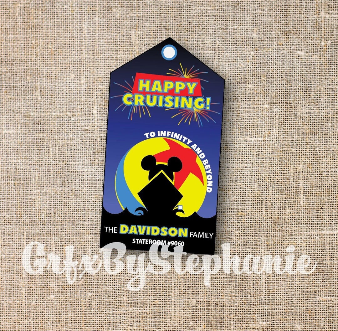Pixar Day at Sea DCL Cruise - DCL Fish Extender Printable Gift Tag ...