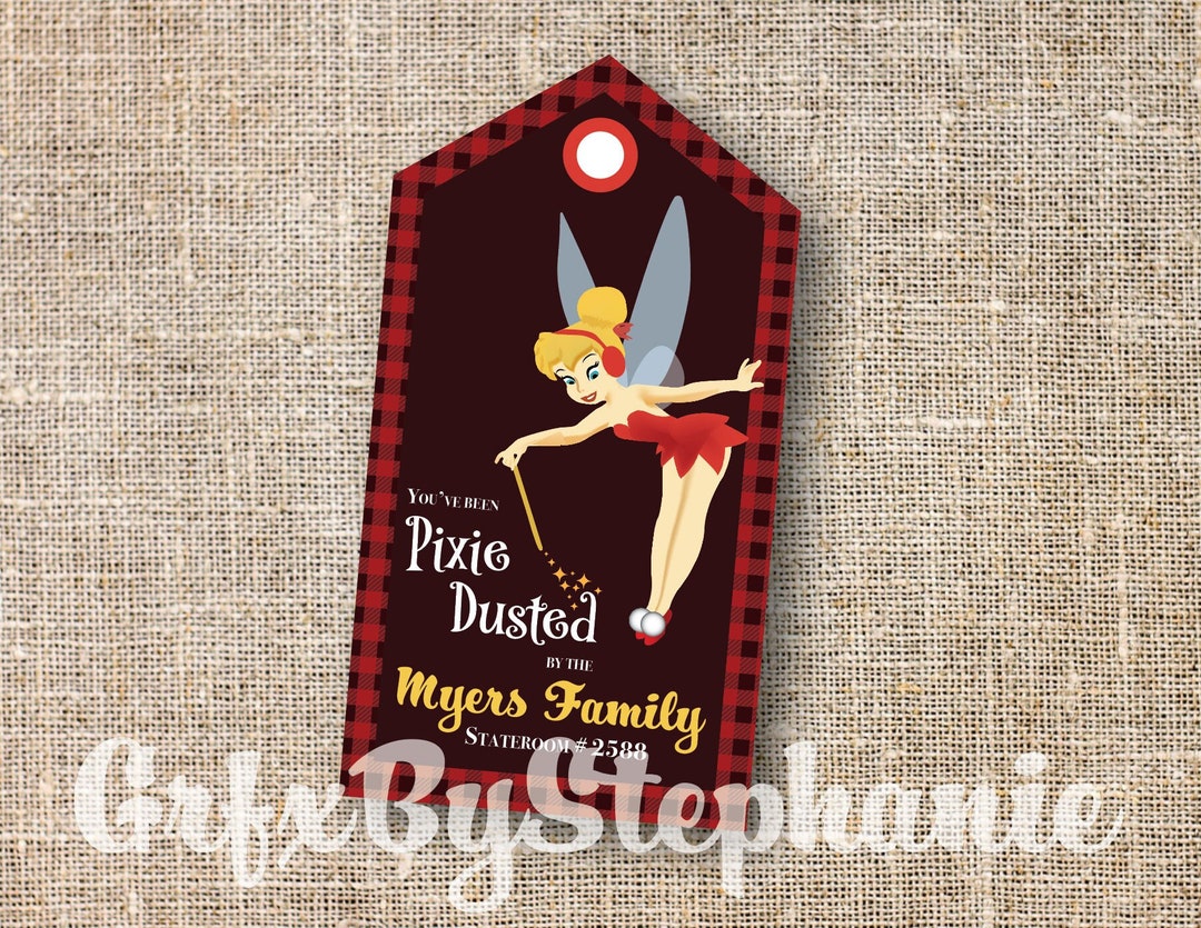 DCL Alaskan Cruise Pixie Dust Tag - Alaska Tinkerbell Fish Extender Tag ...