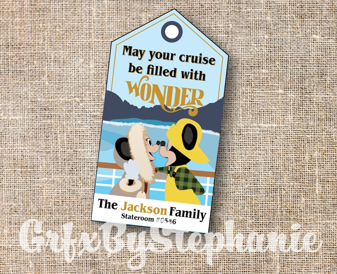 DCL Alaskan Cruise Fish Extender Gift Tag - Wonder Fish Extender ...
