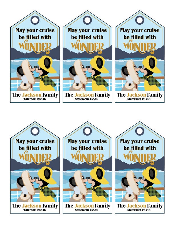 DCL Alaskan Cruise Fish Extender Gift Tag - Wonder Fish Extender ...