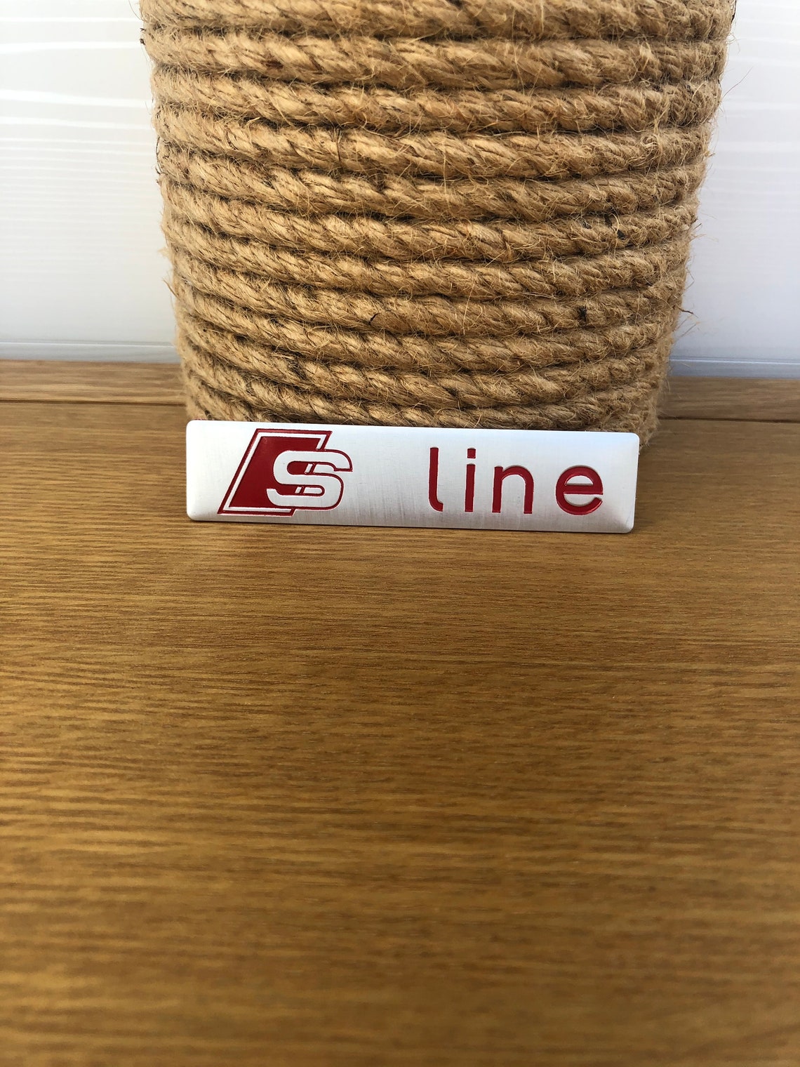 S Line Audi Emblem Badge Sticker Logo Self Adhesive Metal Finish - Etsy