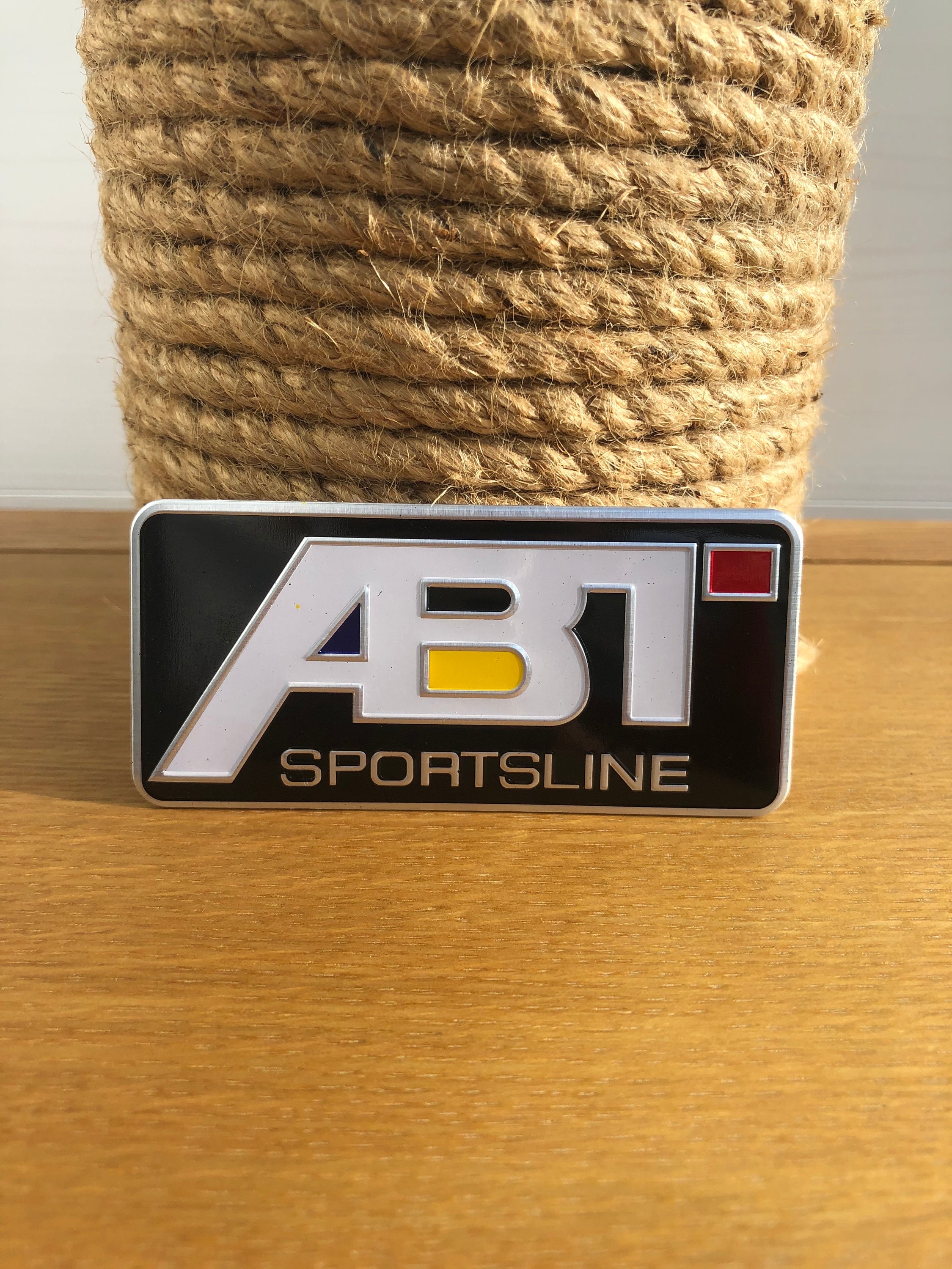 ABT Sportsline Emblem Badge Sticker Logo Self Adhesive Metal Finish - Etsy