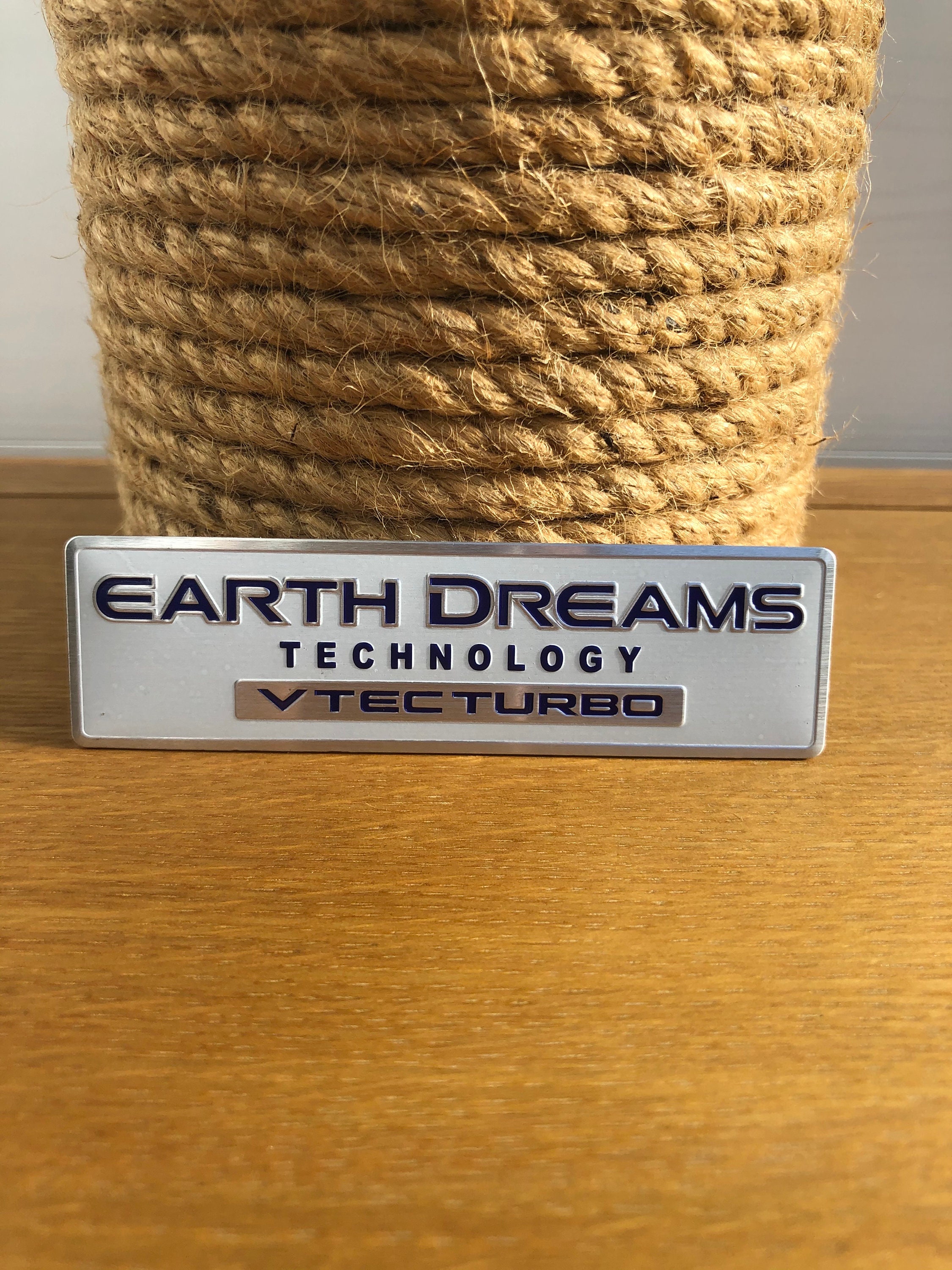 Earth Dreams Technology Vtec Turbo Emblem Badge Sticker Logo Self ...