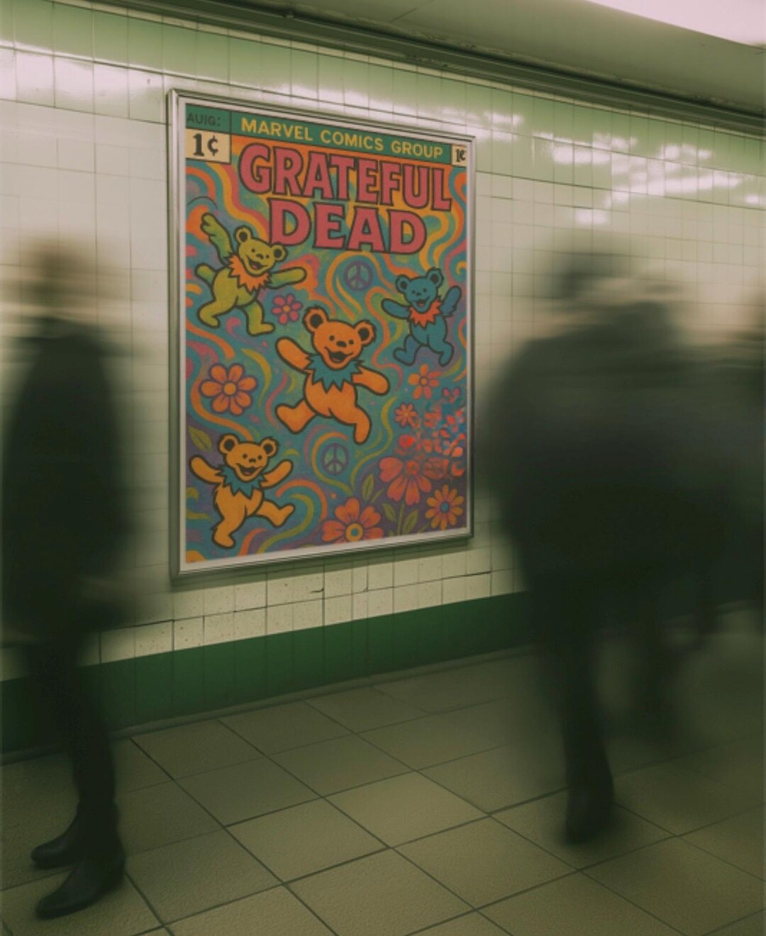 Psychedelic Comic Style Rap Poster Download | Inspired by Grateful Dead ...