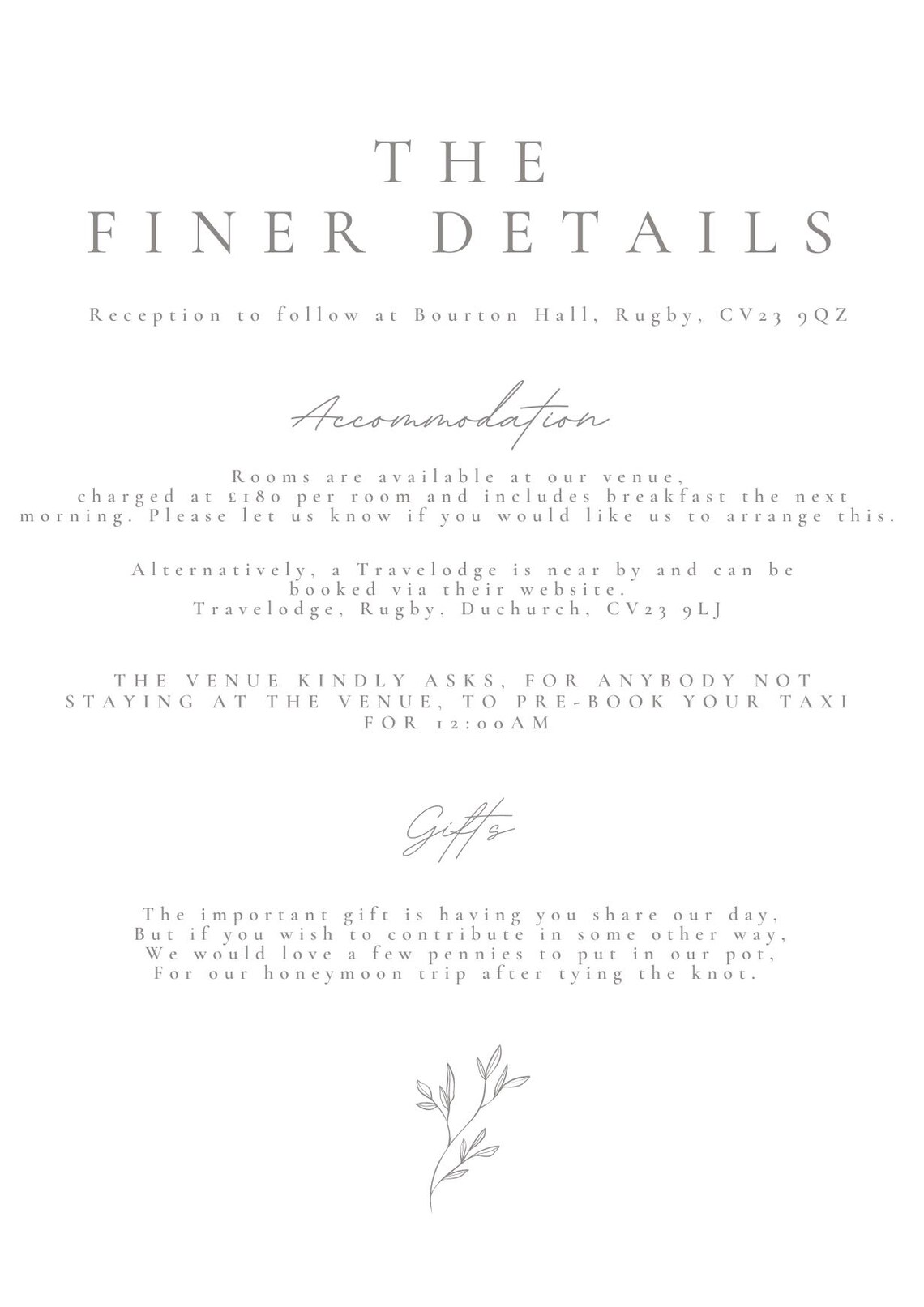 Minimal Wedding Invitation Suite | Editable Template | Simple | Modern ...