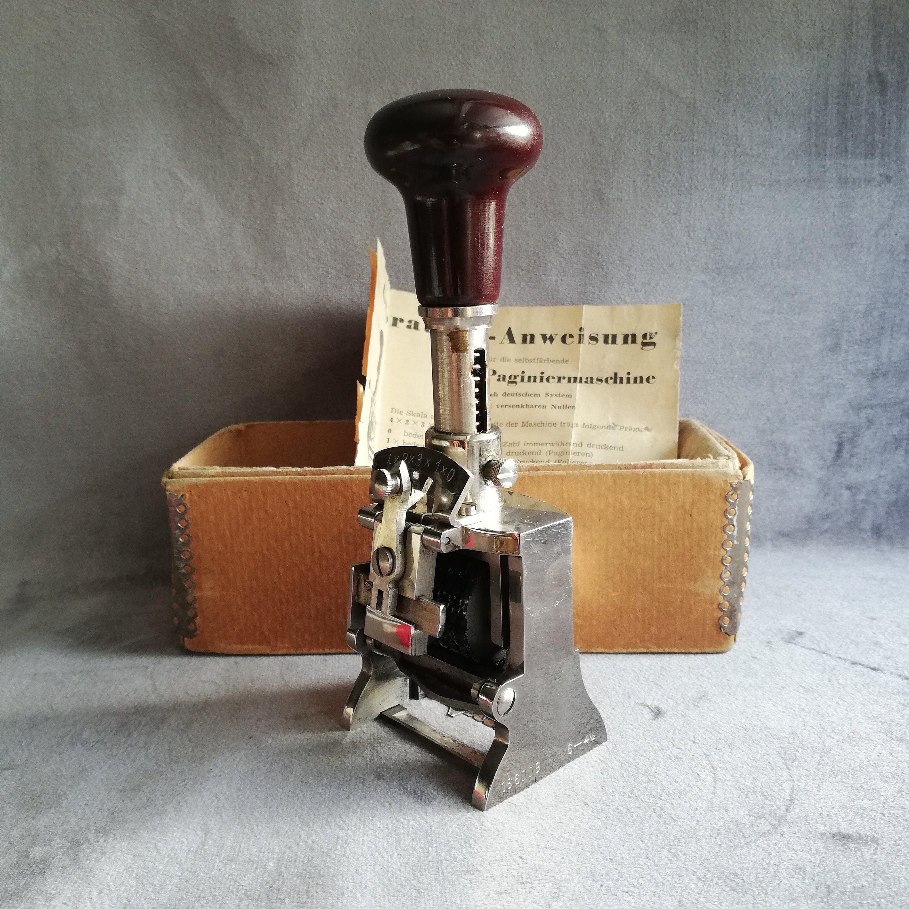 Vintage Numbering Date Stamp Numbering Machine Hand Stamp Ink - Etsy