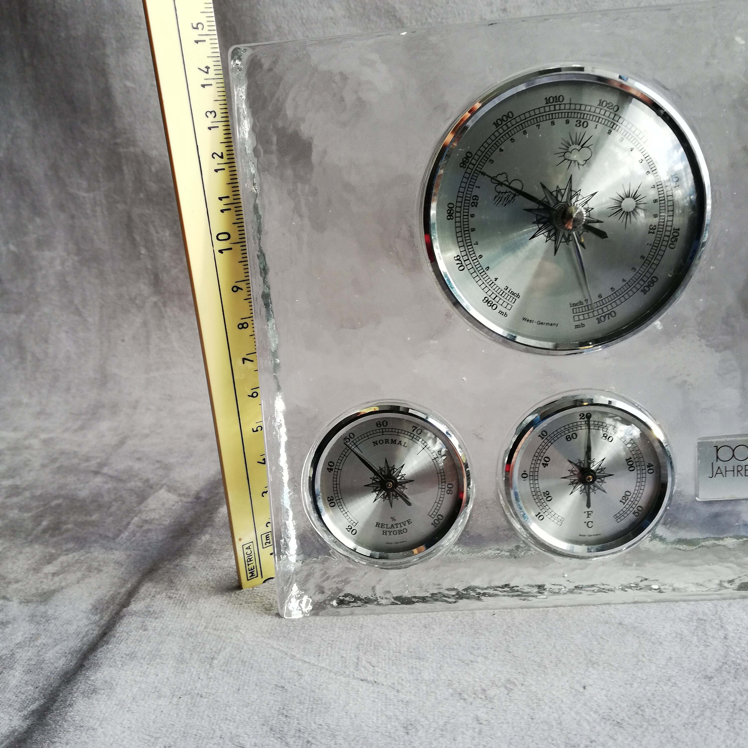 Zeiss 100 Years Carl Zeiss Foundation Weather Station Barometer Thermo ...