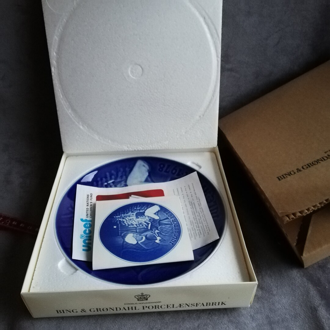 Christmas Plate Bing & Grondahl 1978 ''JULE - Etsy