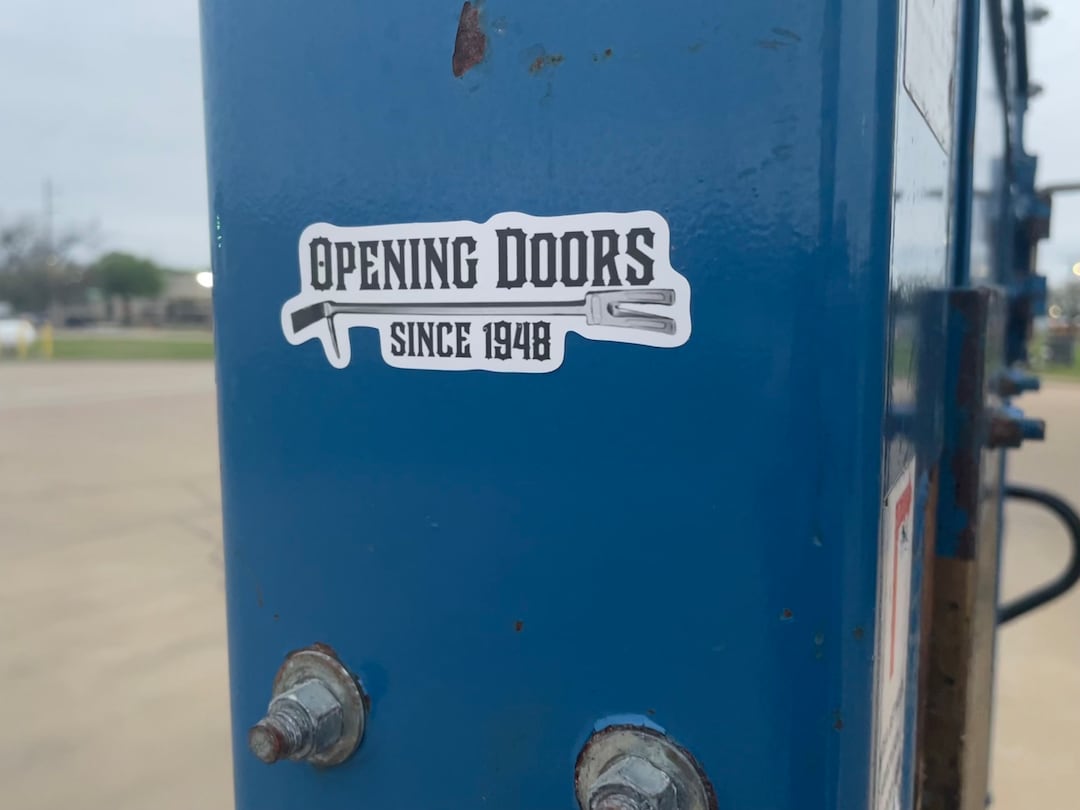 Firefighter Sticker, Opening Doors Since 1948, Tribute to the Halligan ...