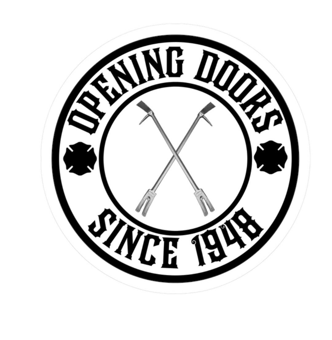 Firefighter Halligan Sticker: Opening Doors Since 1948, Water/uv ...