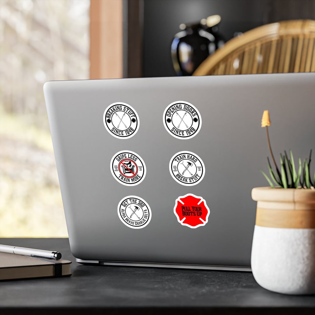 Custom Firefighter Helmet Sticker Bundle, Pick Any 6 Stickers ...
