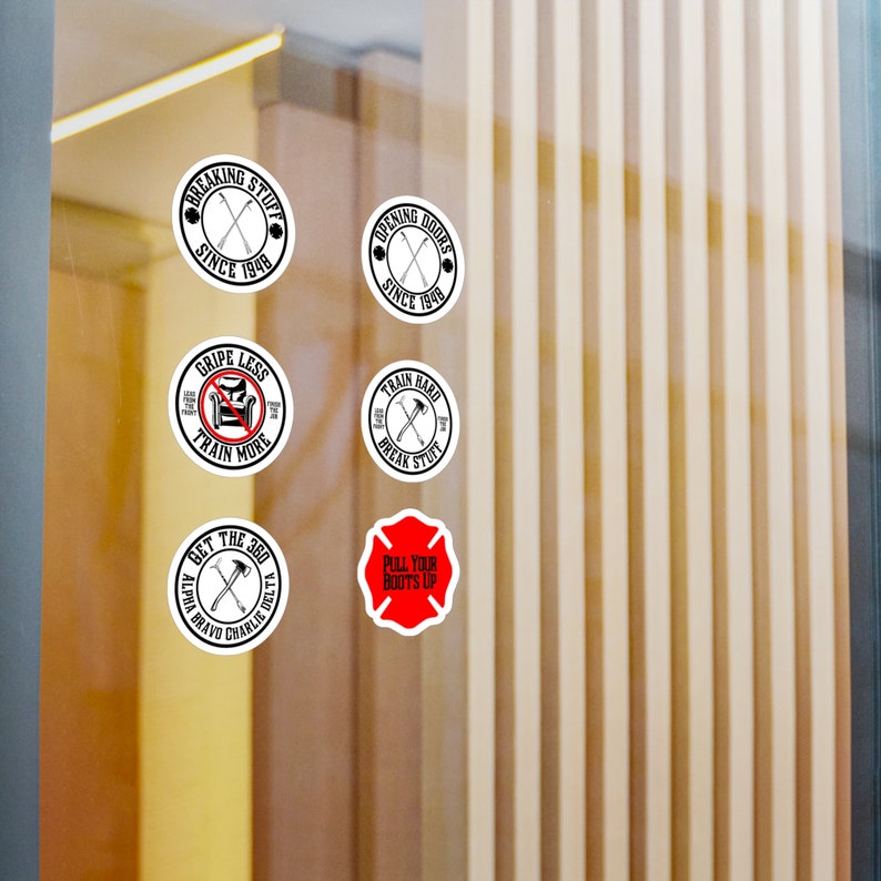 Custom Firefighter Helmet Sticker Bundle, Pick Any 6 Stickers ...