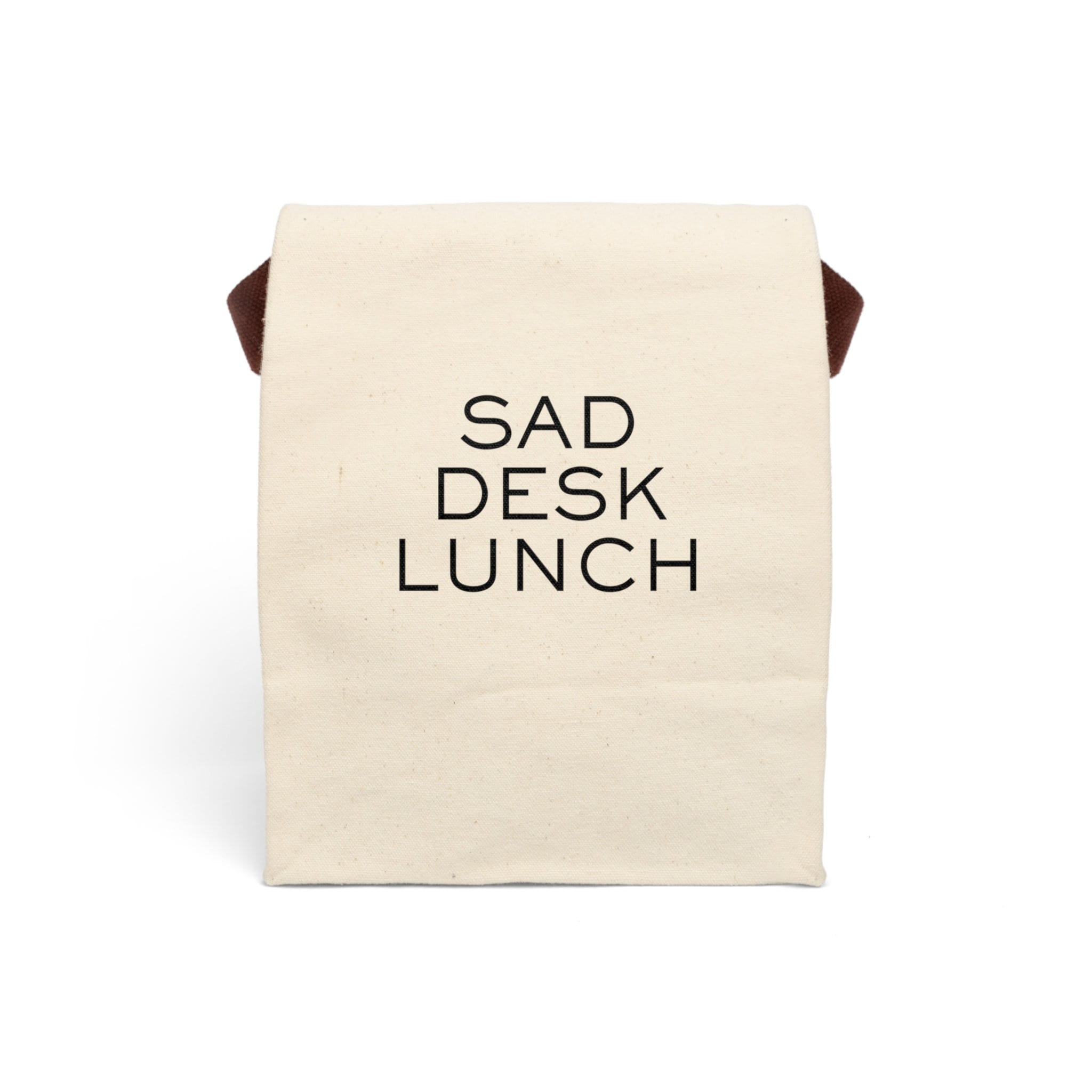 Sad Desk Lunch Bag With Strap, This Ludicrously Capacious Canvas Lunch ...