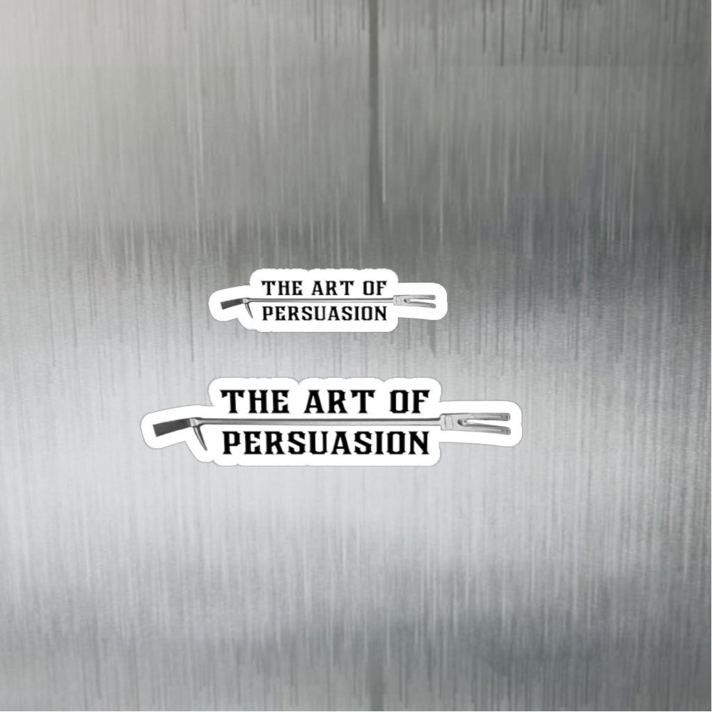Firefighter Sticker the Art of Persuasion Tribute to the - Etsy