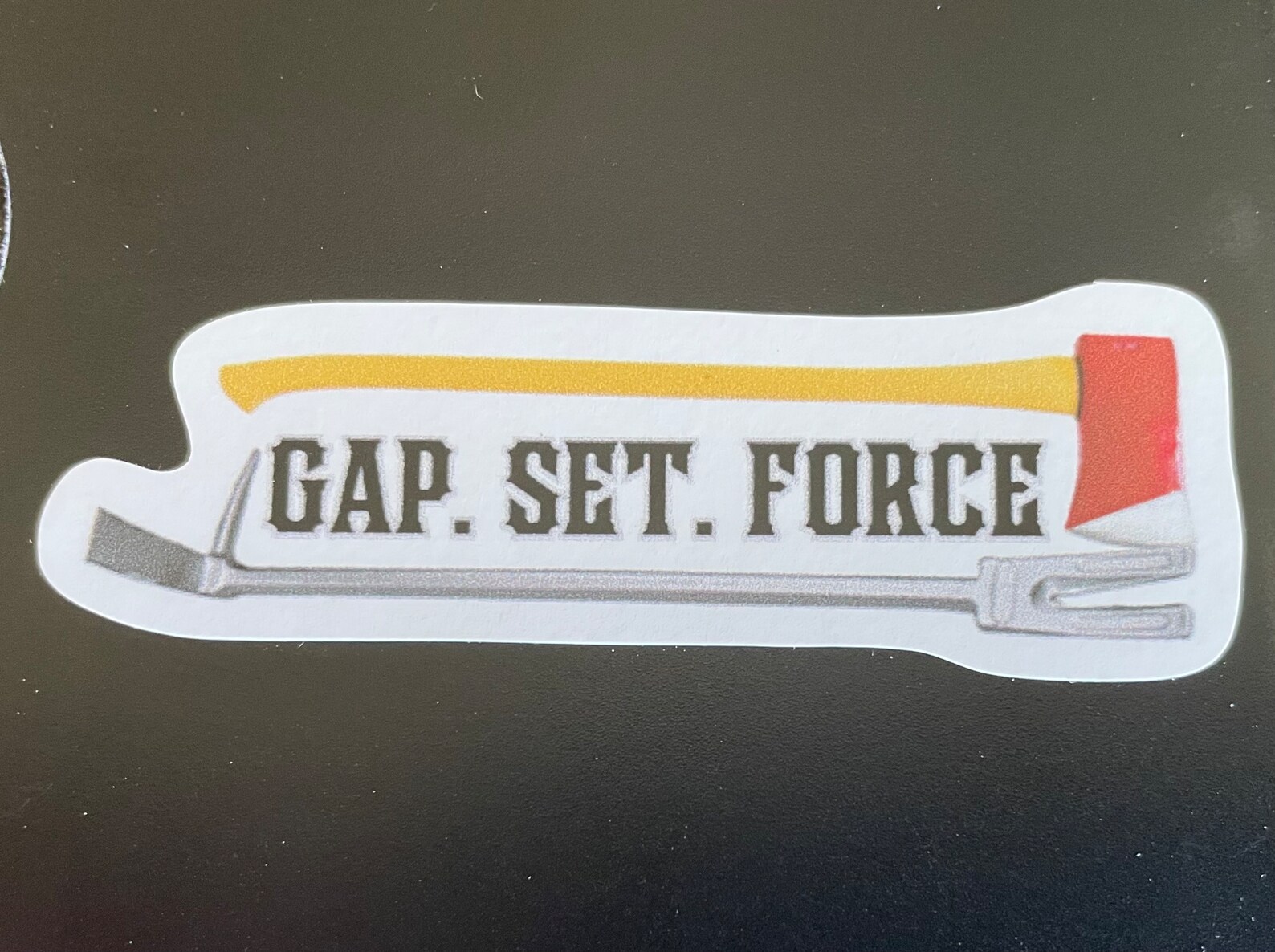 Firefighter Sticker, Gap, Set, Force, Firefighter Decal, Helmet Sticker ...