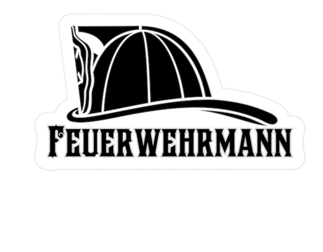 Firefighter Sticker, Feuerwehrmann, German Firefighter, Fire Department ...