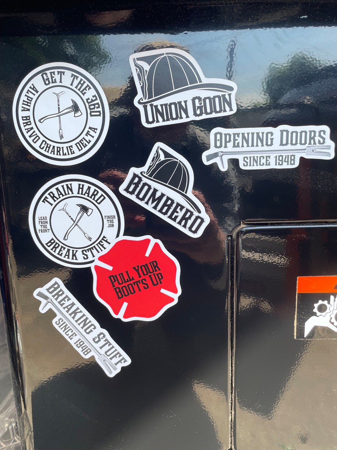 Firefighter Sticker Bundle, Pick Any FOUR Stickers, Fire Department ...