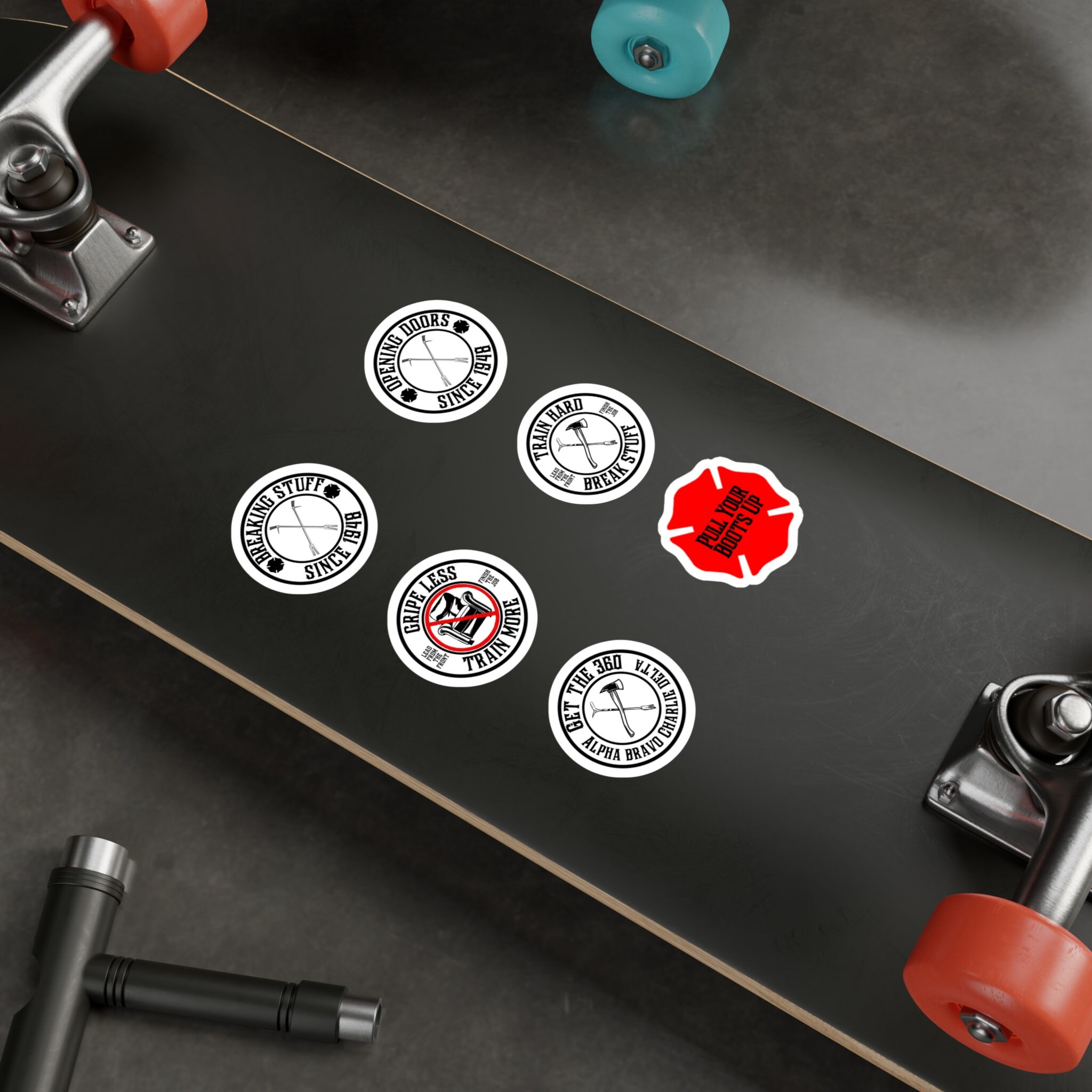 Custom Firefighter Helmet Sticker Bundle, Pick Any 6 Stickers ...