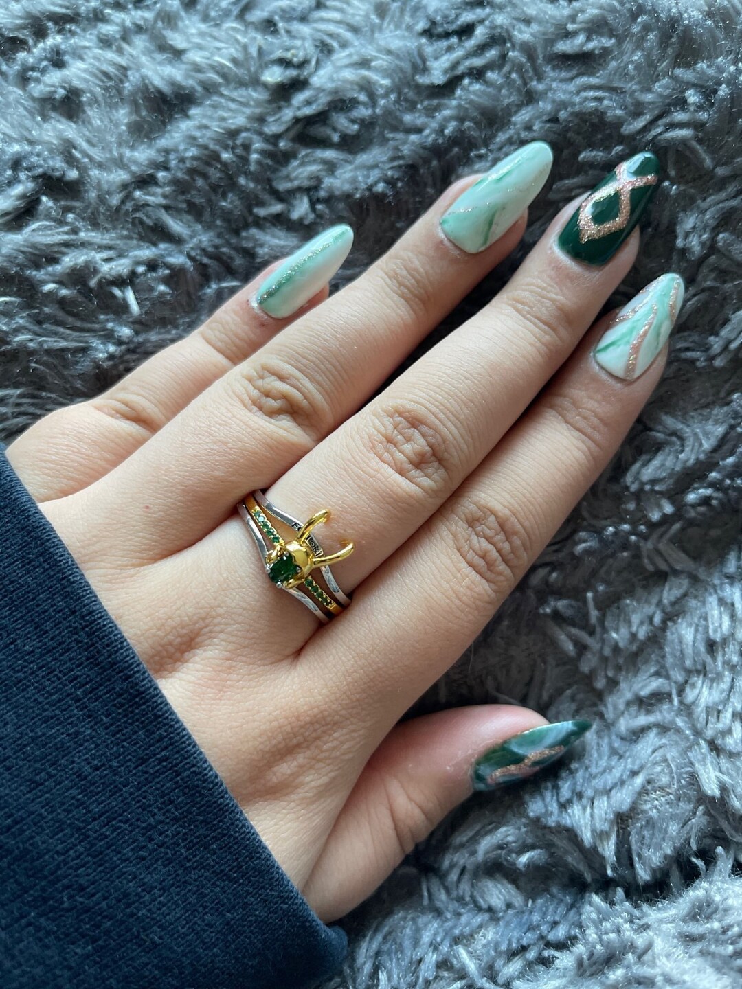 Loki Inspired Ring Handcrafted Loki Ring Cosplay Marvel - Etsy