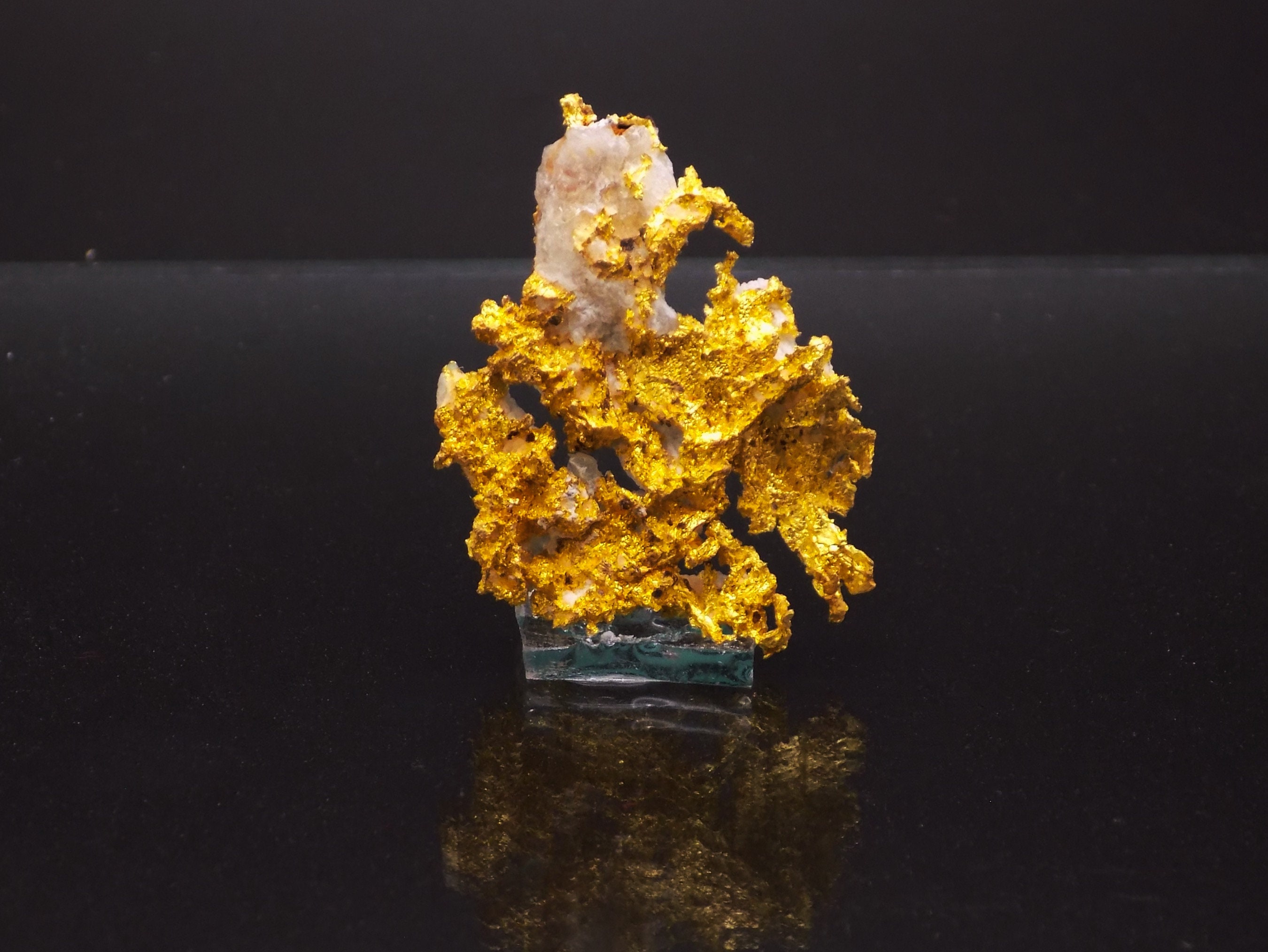 Crystalline Native Gold Nugget With Quartz, Eagle's Nest Mine ...
