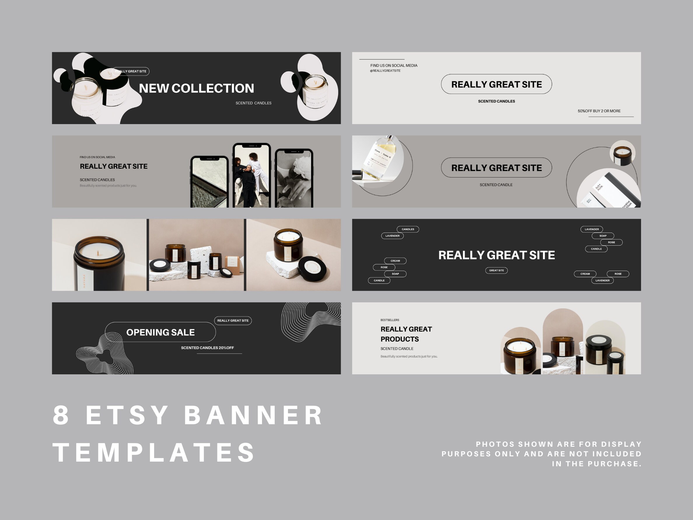 Etsy Shop Banner Kit Canva Etsy Banner Templates Etsy - Etsy