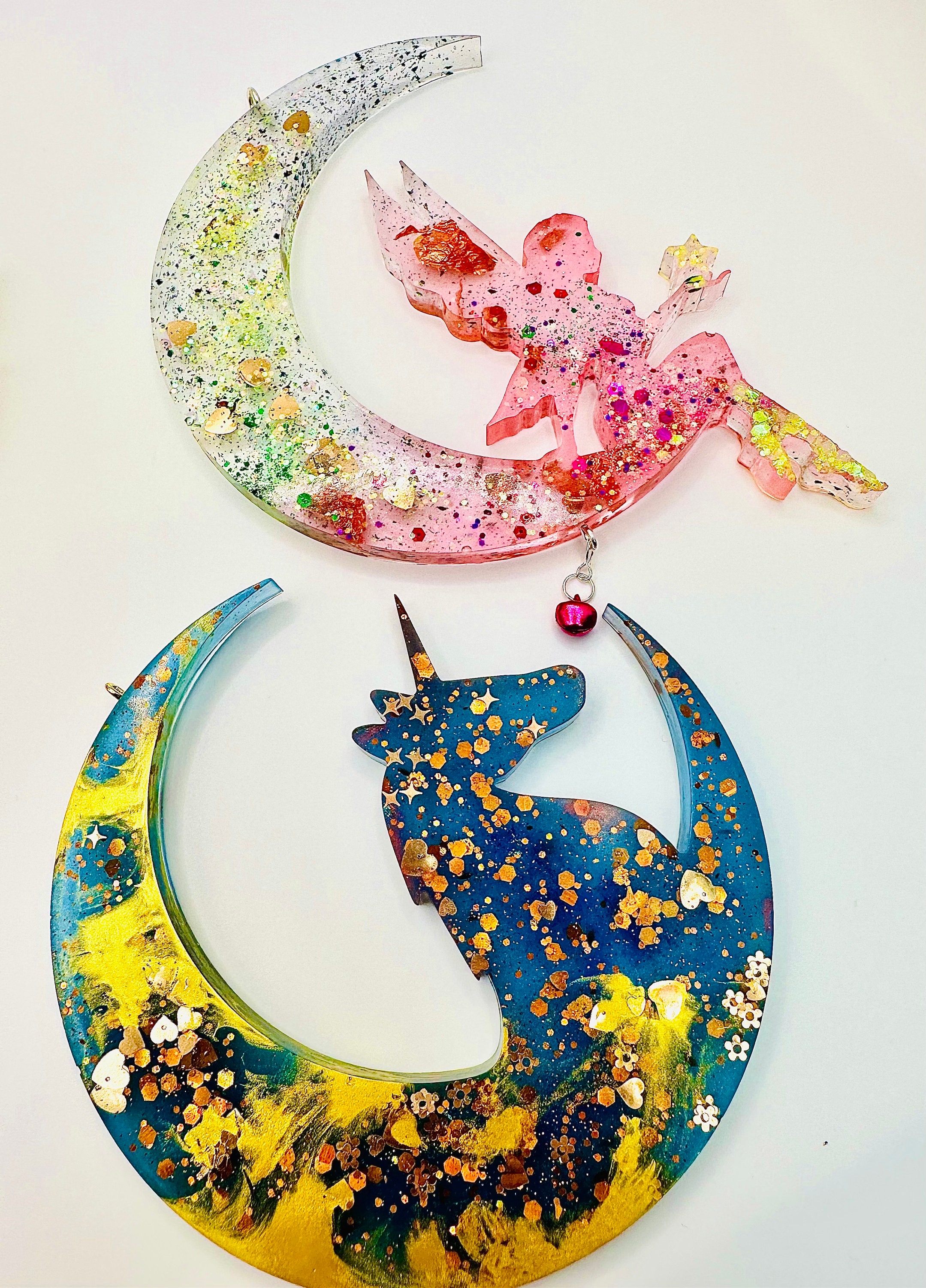 Moon Crescent Fairy Tinker Bell Wolf Pegasus Unicorn Wall - Etsy
