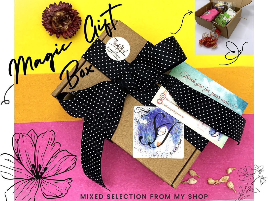 Lucky Mystery Box Small, Medium, Large Gift Box Quirky Handmade Goody ...