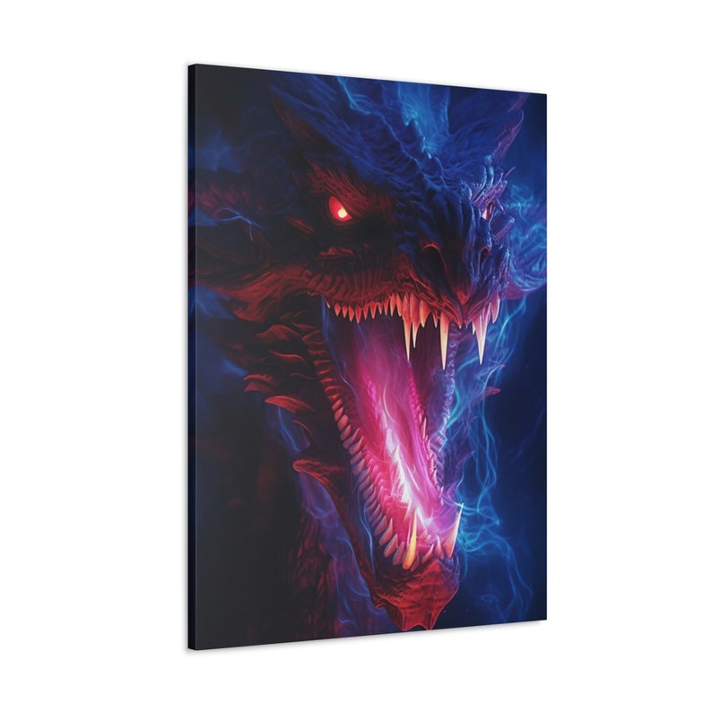 Fantasy Flame: 16K UHD Canvas Print Ready to Hang Modern - Etsy
