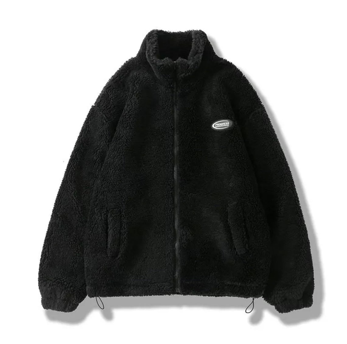 Streetwear Fluffy Fleece Jacket - Etsy