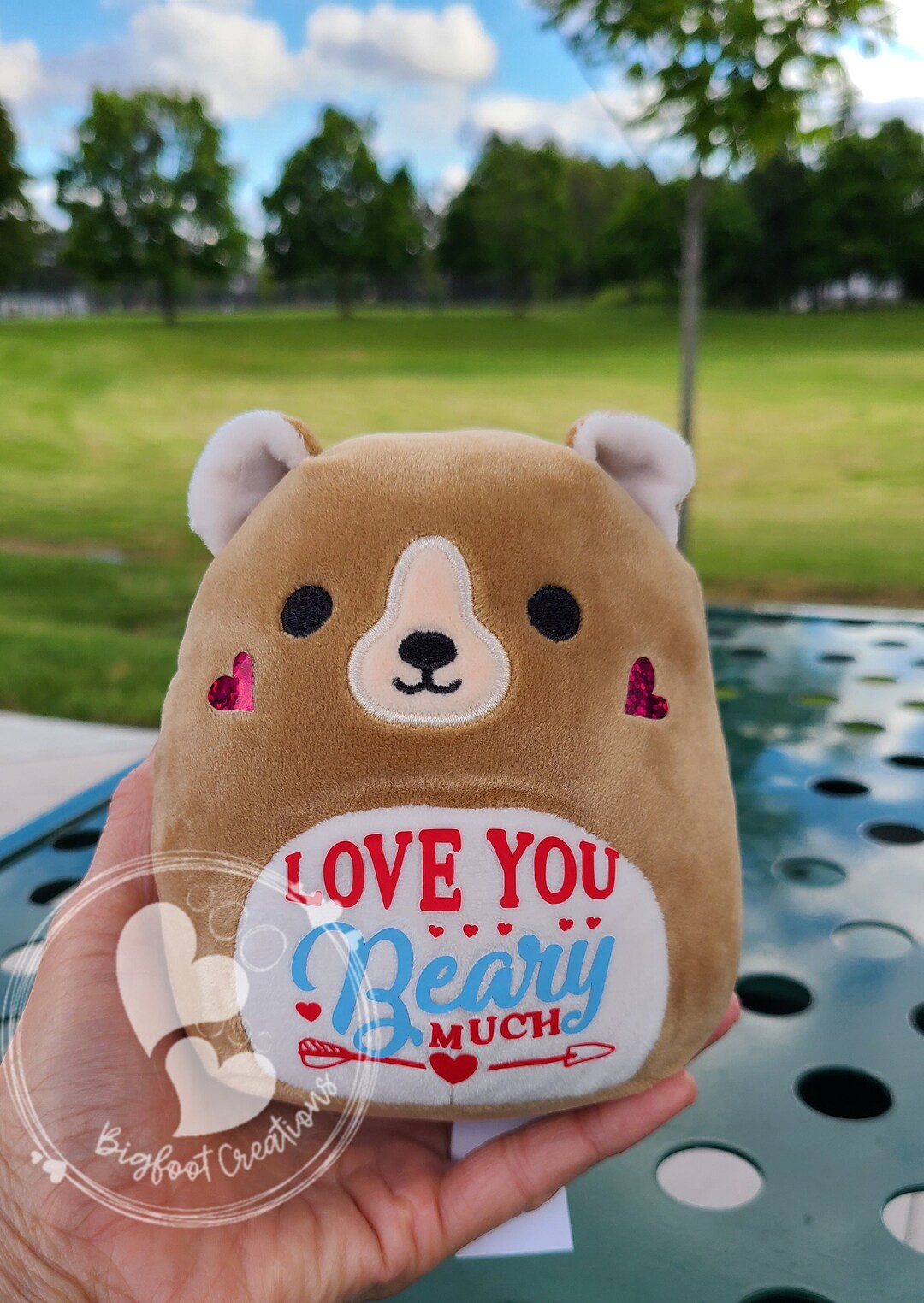 Customized 5 Inch Greta the Bear Squishmallow Plush Toy. Perfect Gift ...