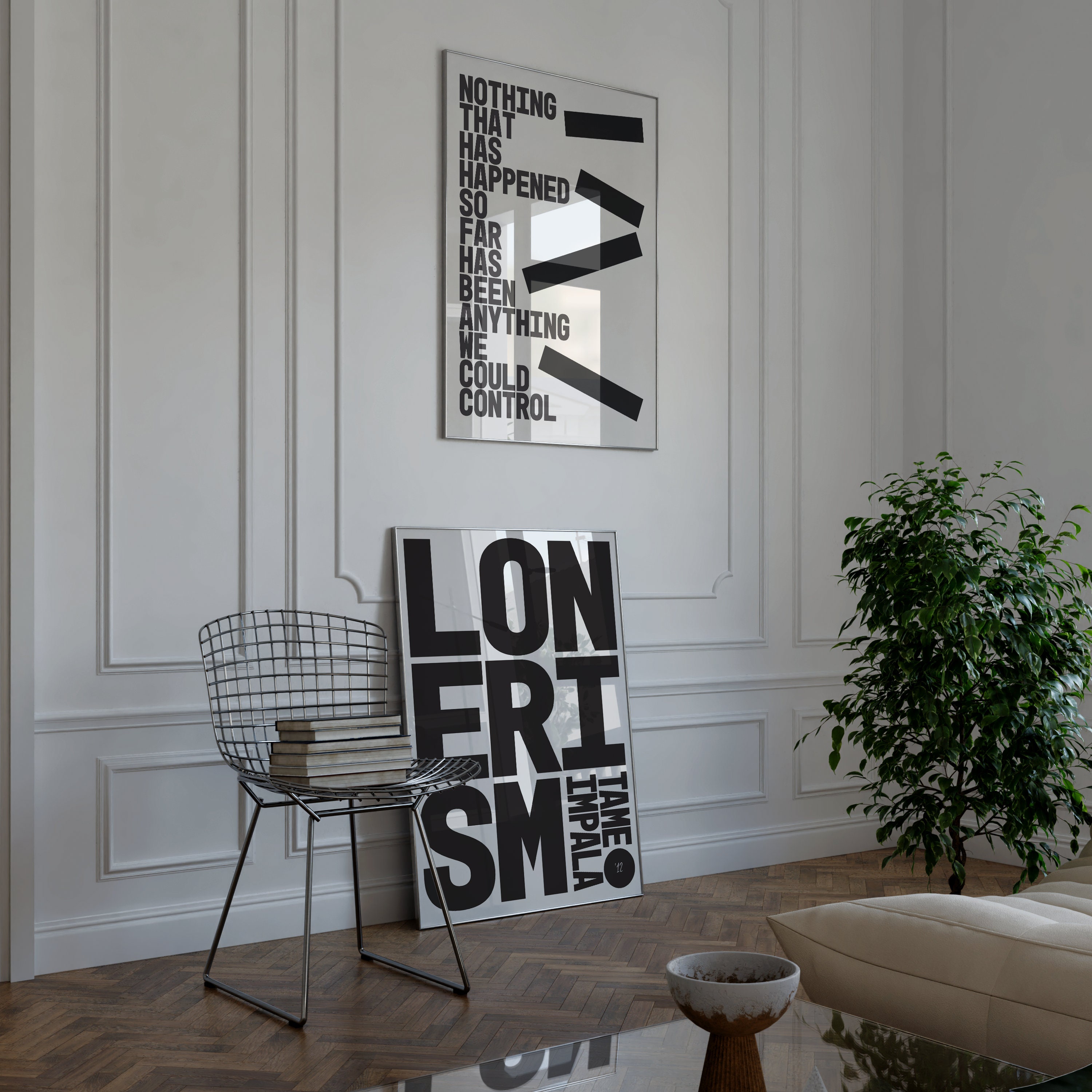 Lonerism by Tame Impala Set of 5 DIGITAL DOWNLOAD Lyric Typography ...