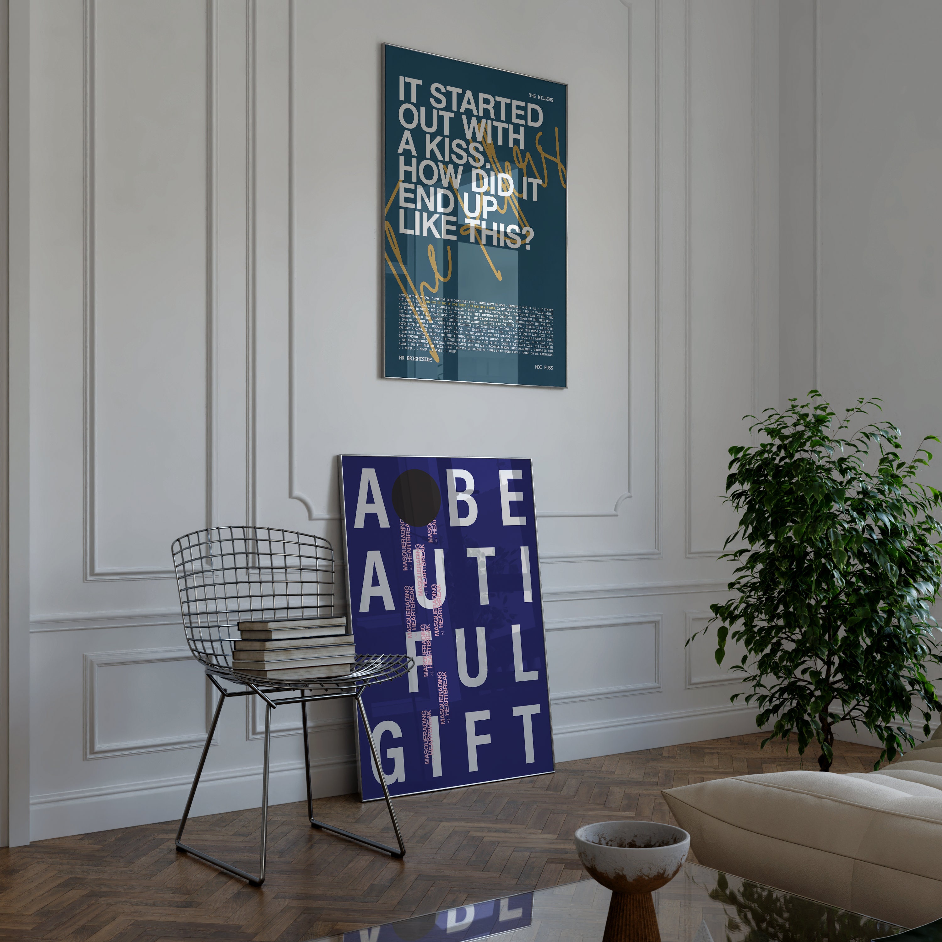 Mr Brightside by the Killers Poster, DIGITAL DOWNLOAD, Type Poster, the ...