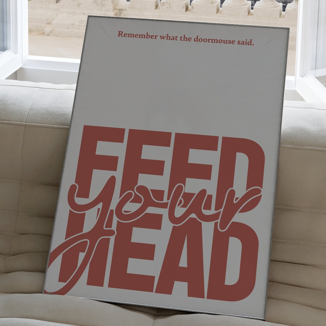 Feed Your Head by Jefferson Airplane Poster, DIGITAL DOWNLOAD, Type ...