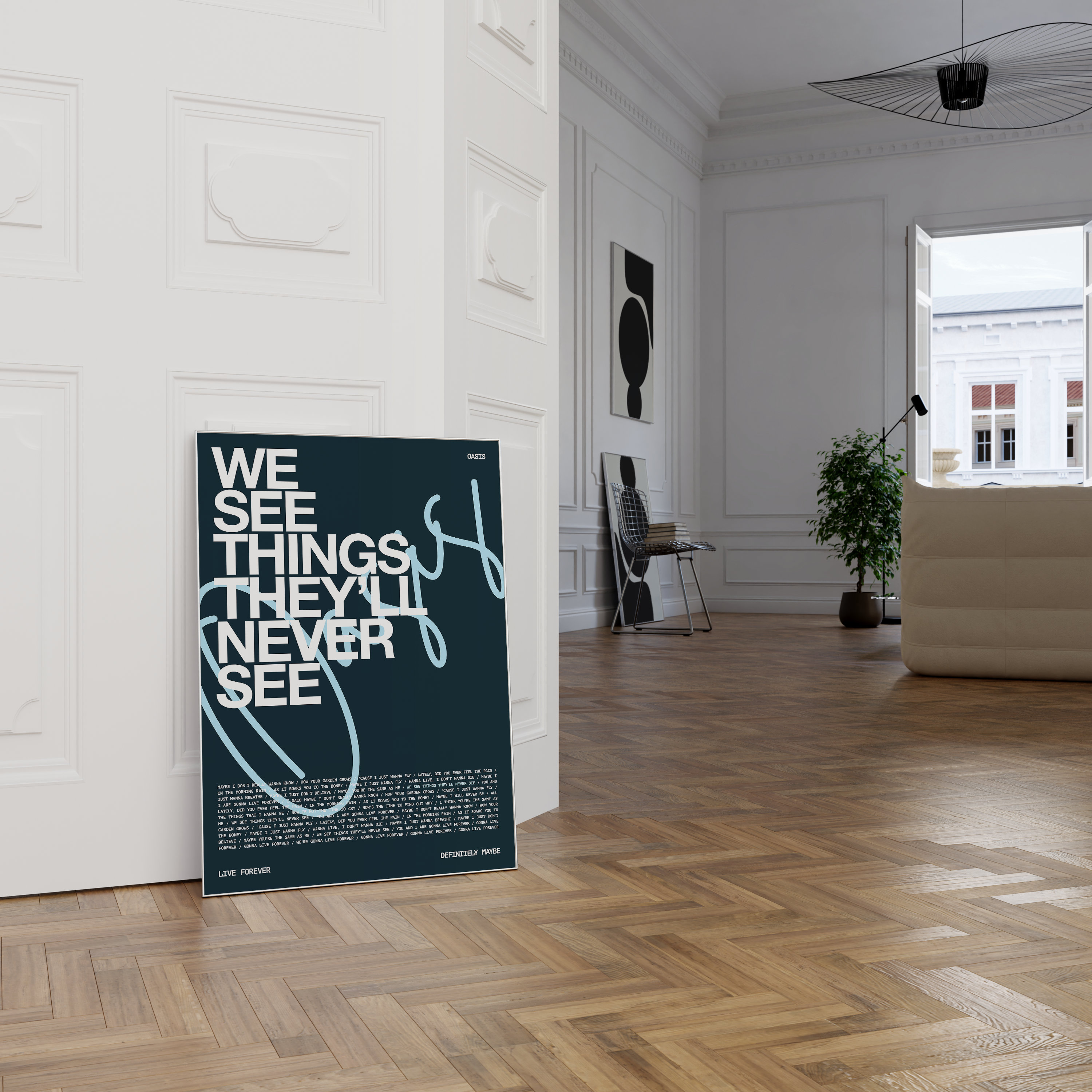 Live Forever by OASIS Poster, DIGITAL DOWNLOAD, Type Poster, Oasis Song ...