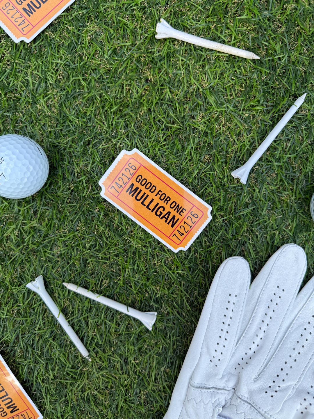 Good for One Mulligan Golf Sticker - Glossy Vinyl Golfing Gift - Etsy
