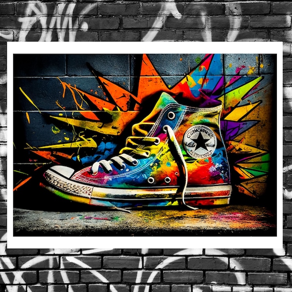 Graffiti Converse - Etsy
