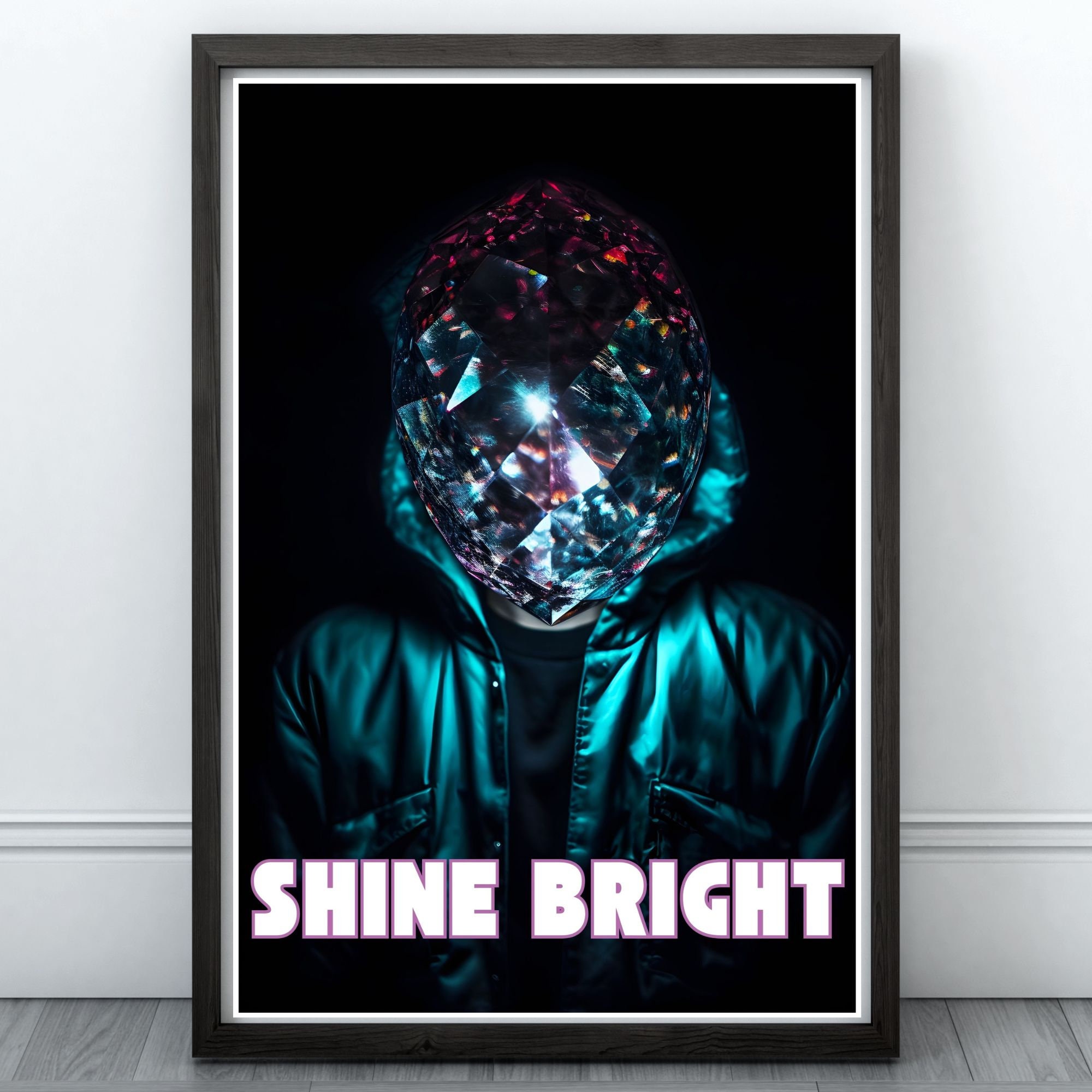 Surreal Diamond AI Art | Unique & Colorful Prints for Home Decor ...