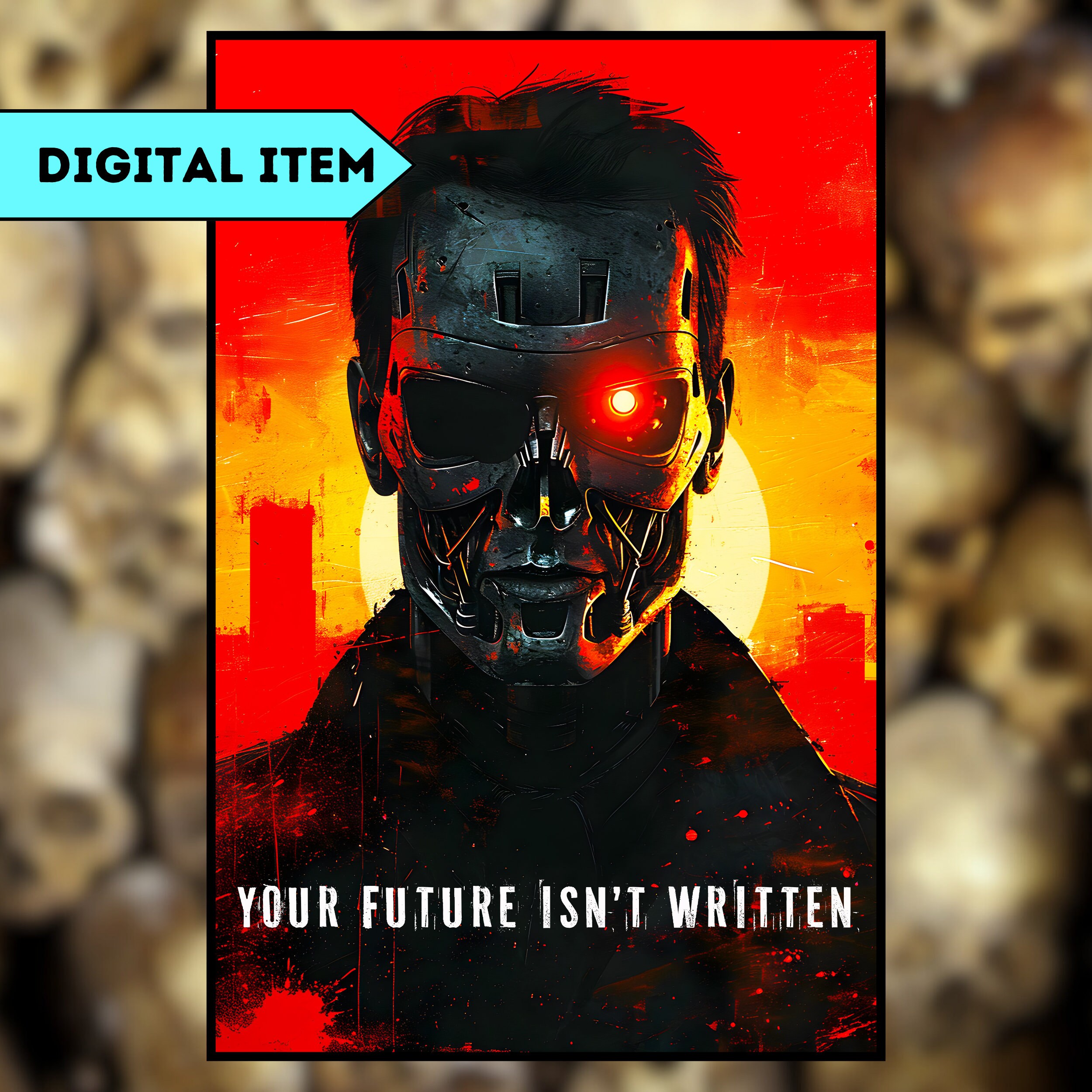 Terminator Inspired AI Art: Cyborg Design With 'your Future Isn't ...